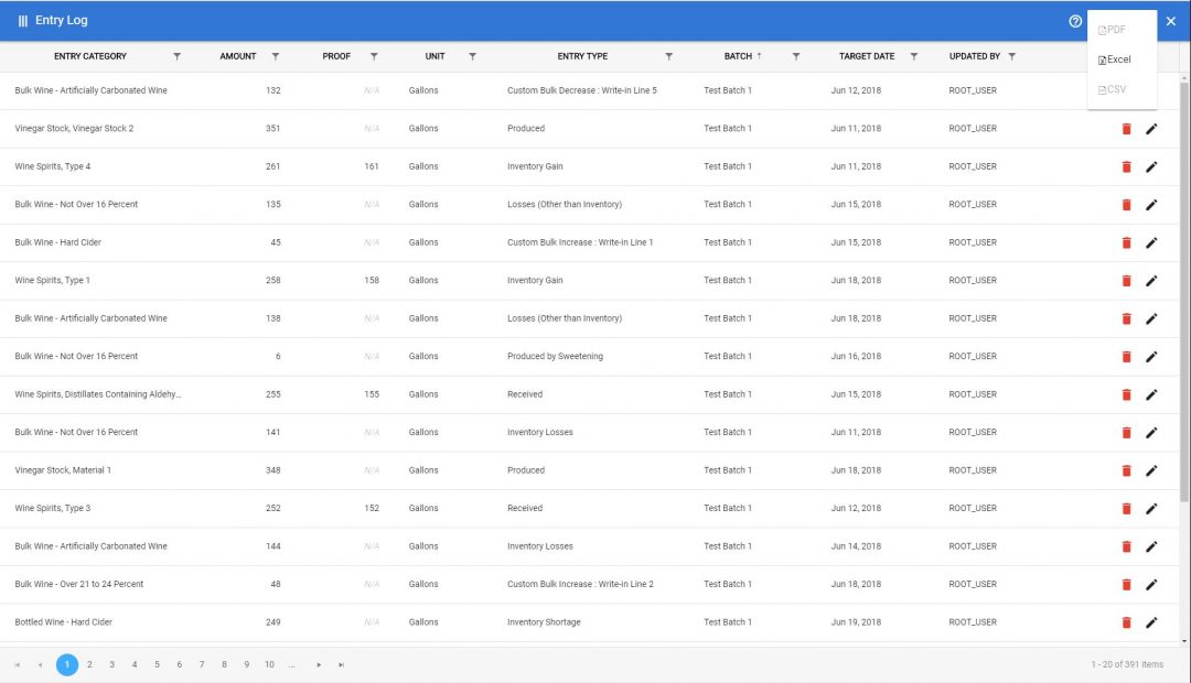 distillery - Software for TTB Reporting - Breweries, Wineries, Distilleries